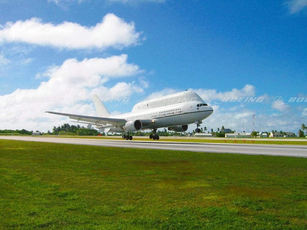 Boeing Images - Airborne Surveillance Testbed (AST) On Runway