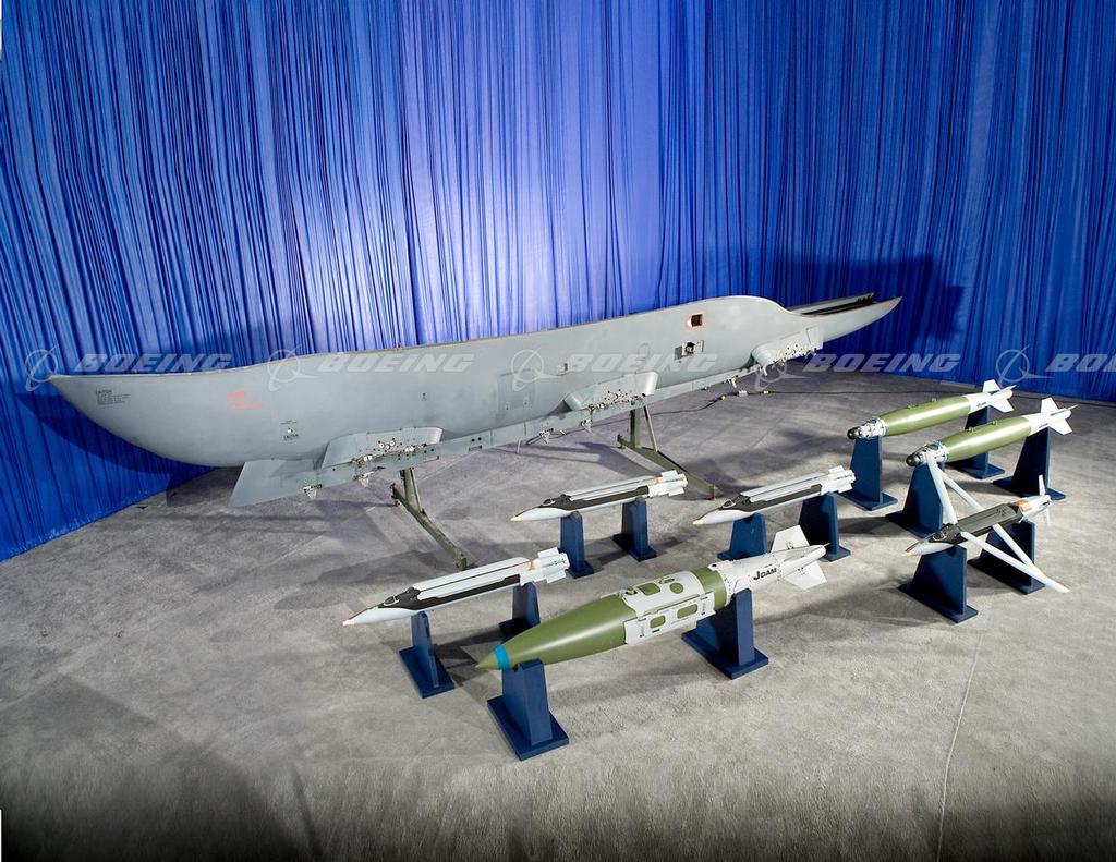 Boeing Images - F-15SE Silent Eagle Weapons Mount with Ordinance