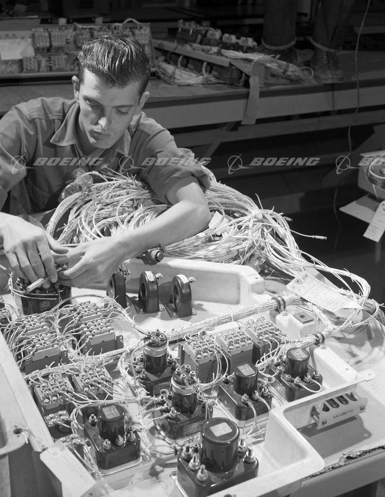 Boeing Images - 707 Relay Panel Assembly