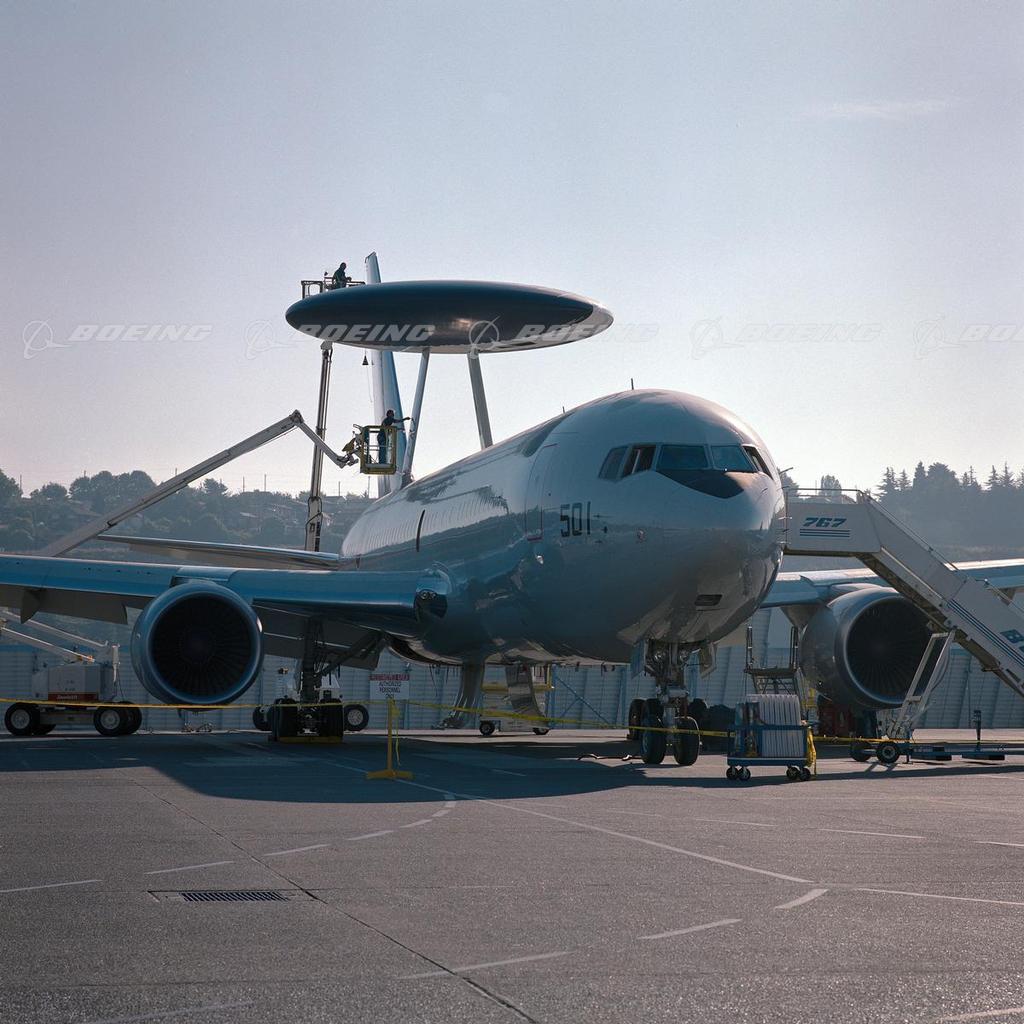 Boeing Images - 767 AWACS on Tarmac