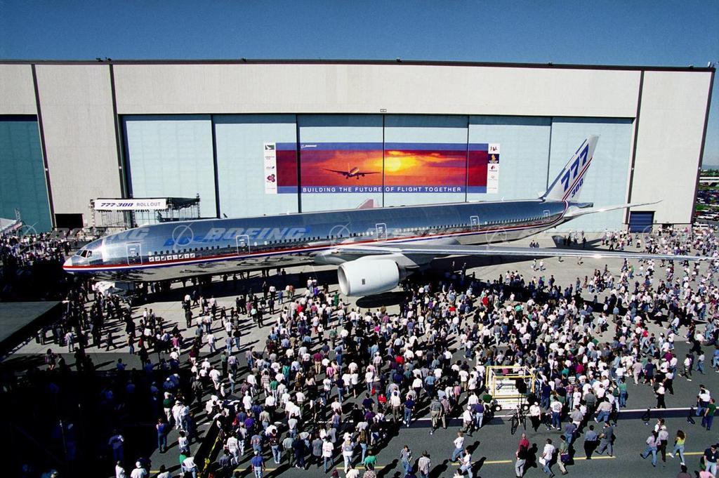 Boeing Images - 777-300 Rollout Ceremony