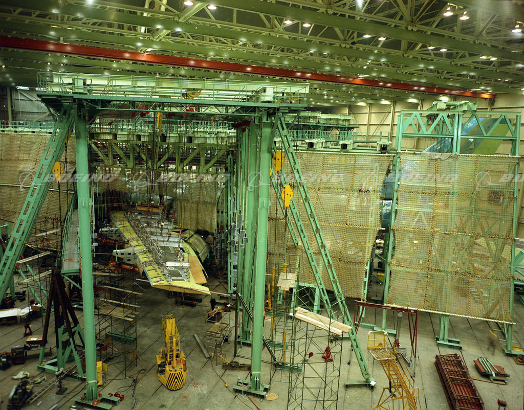 Boeing Images - Boeing 747 Static Test Everett Factory