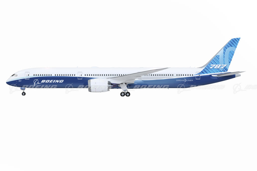 Boeing Images - 787-10 Dreamliner Standard View Illustration Unified ...