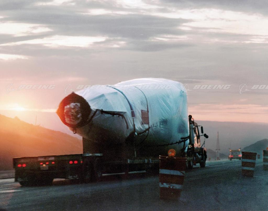 Boeing Images - DC-X Delta Clipper Test Module is Transported to Launch ...
