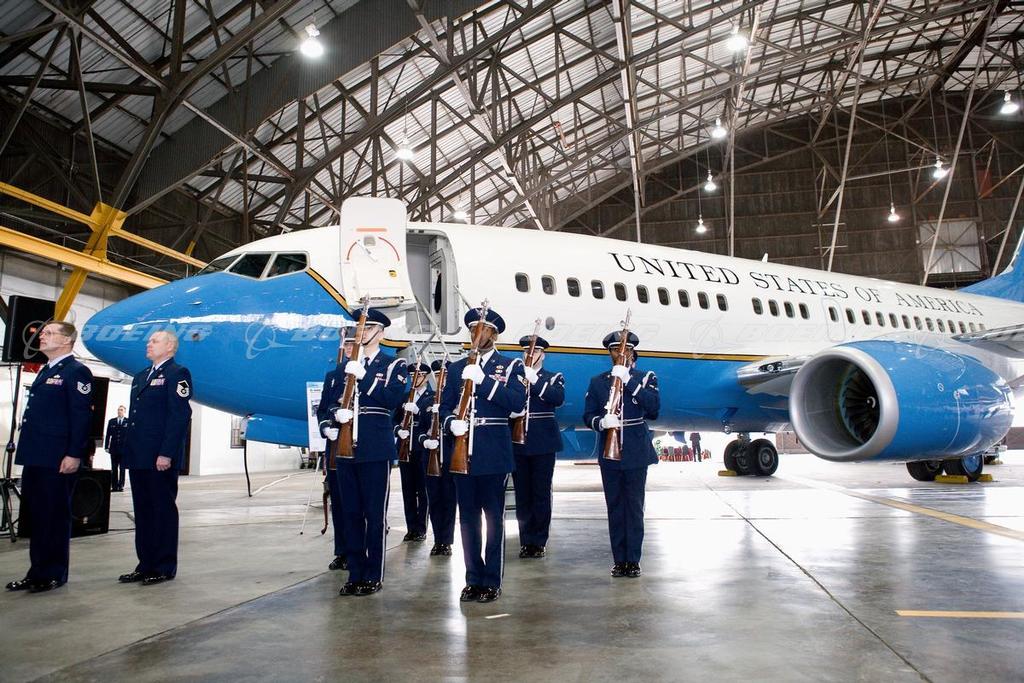 Boeing Images - C-40C Executive Transport Delivery Ceremony at Scott AFB