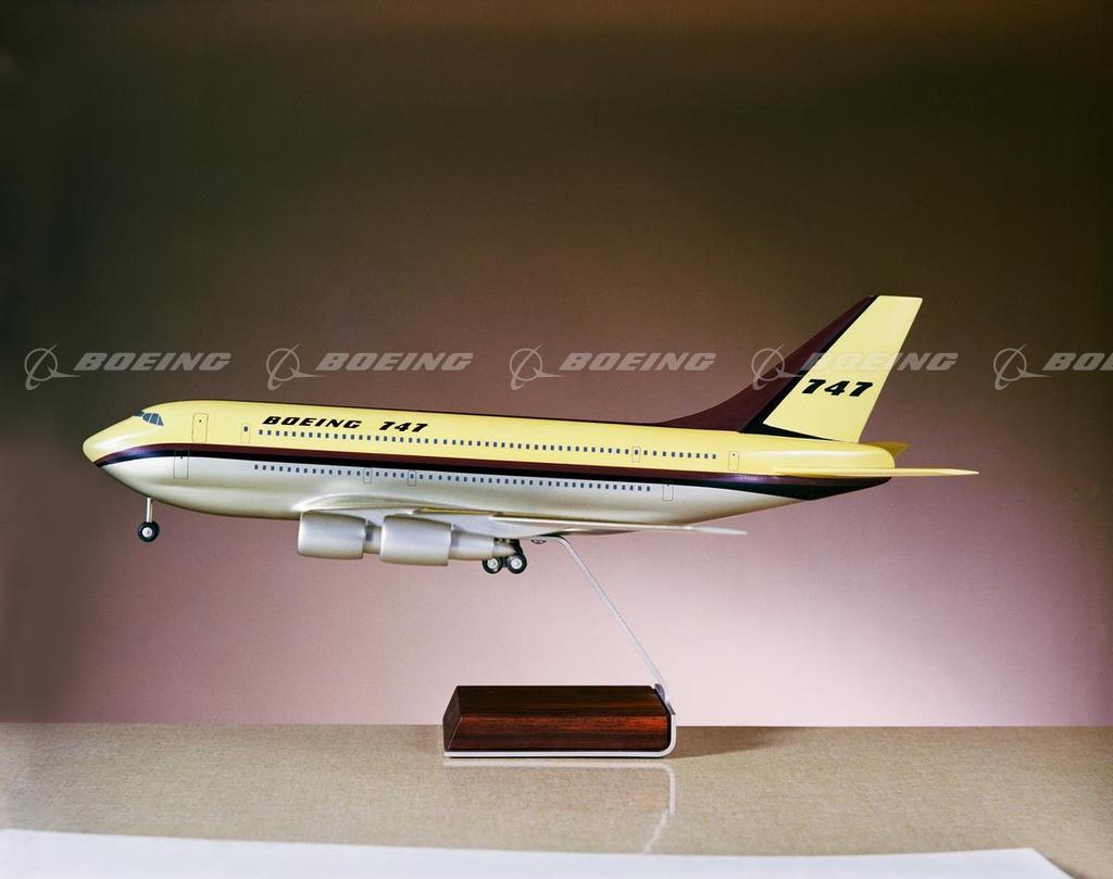 Boeing Images - Early 747 Concept Model