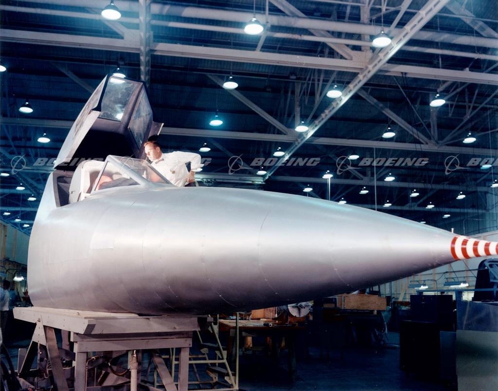 Boeing Images - Mock-up of XF-108 Rapier Nose Section