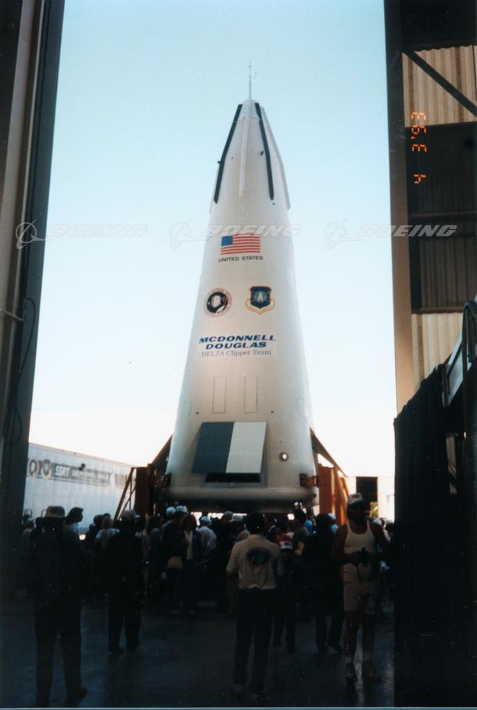 Boeing Images - DC-X Delta Clipper Test Module Rollout