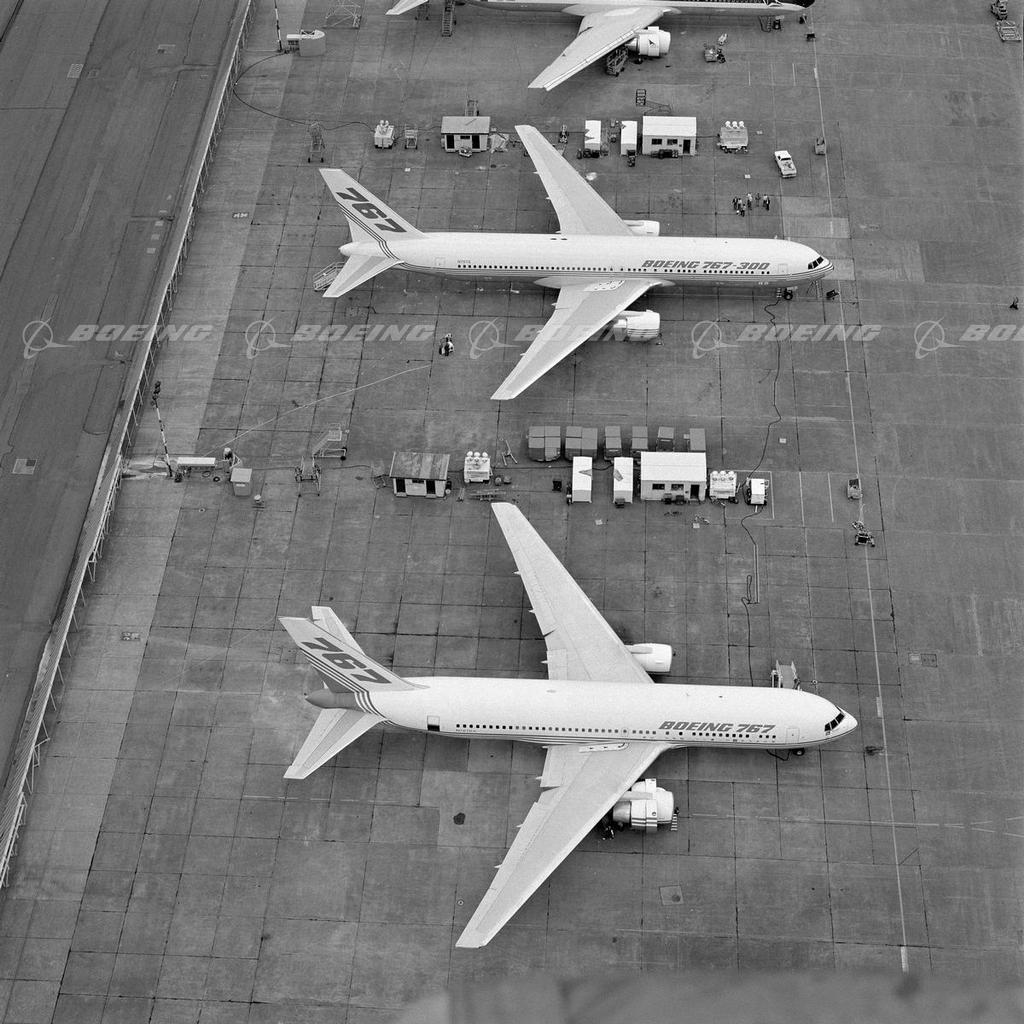Boeing Images - 767-200 and 767-300 on the Ground