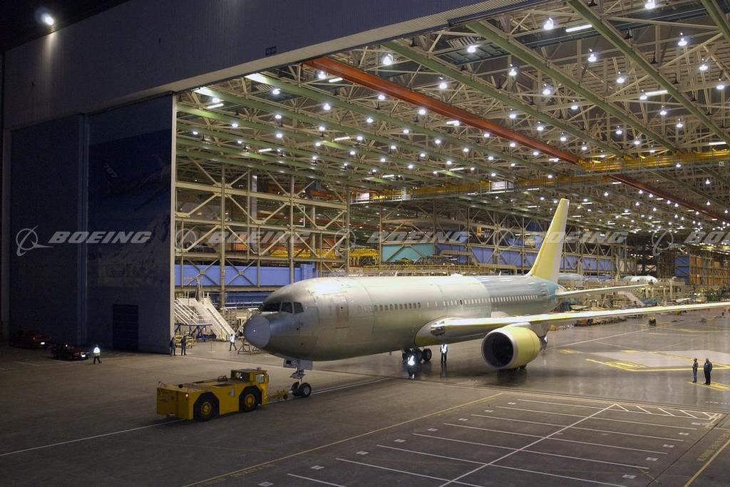 Boeing Images - 767 Tanker Factory Rollout