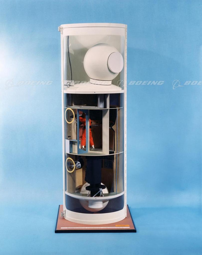 Boeing Images - MOL, Manned Orbiting Laboratory, Diorama Model