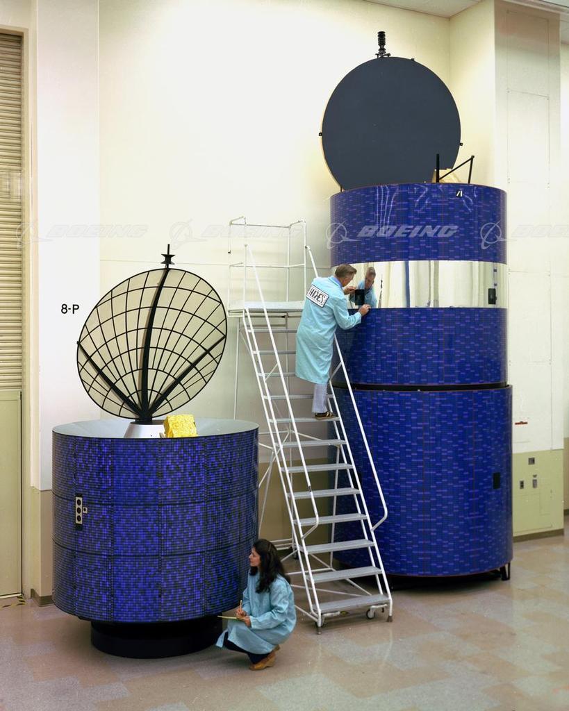 Boeing Images - 376 Satellite, Westar, in Assembly