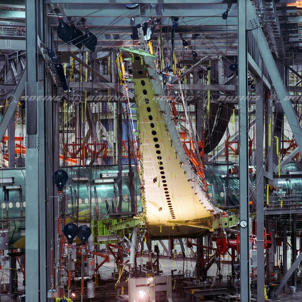 Boeing Images - Next Generation 737 Static Wing Test