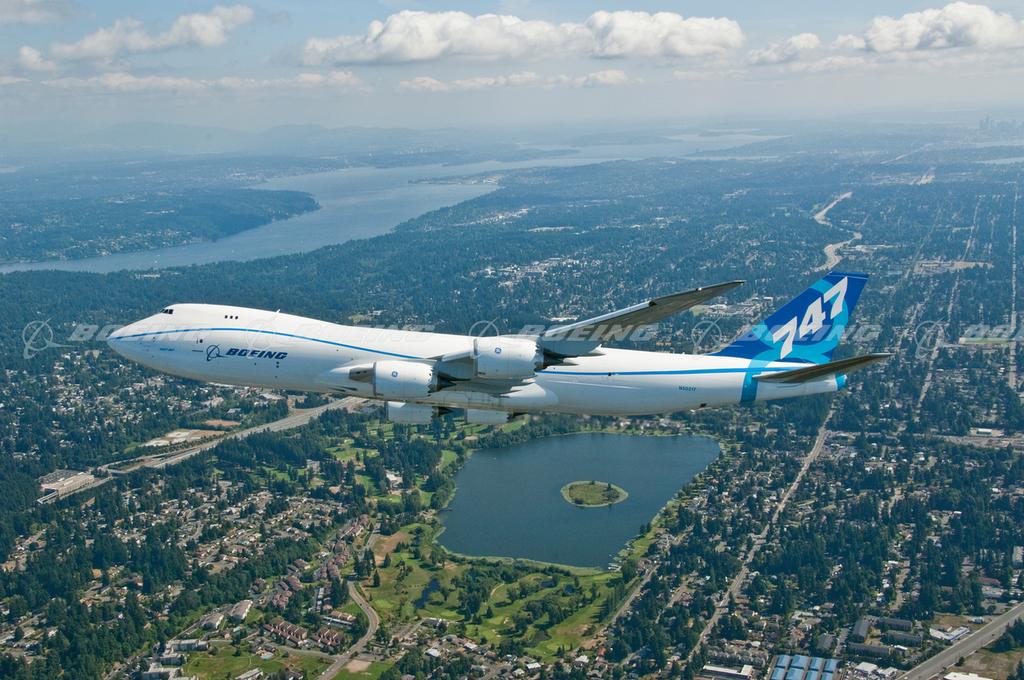 Boeing Images - The Boeing 747-8 Freighter In Flight