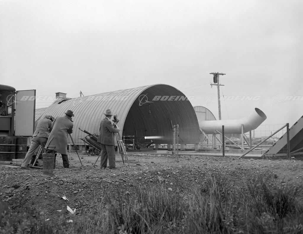 Boeing Images - Ramjet Test at Boeing Propulsion Laboratory