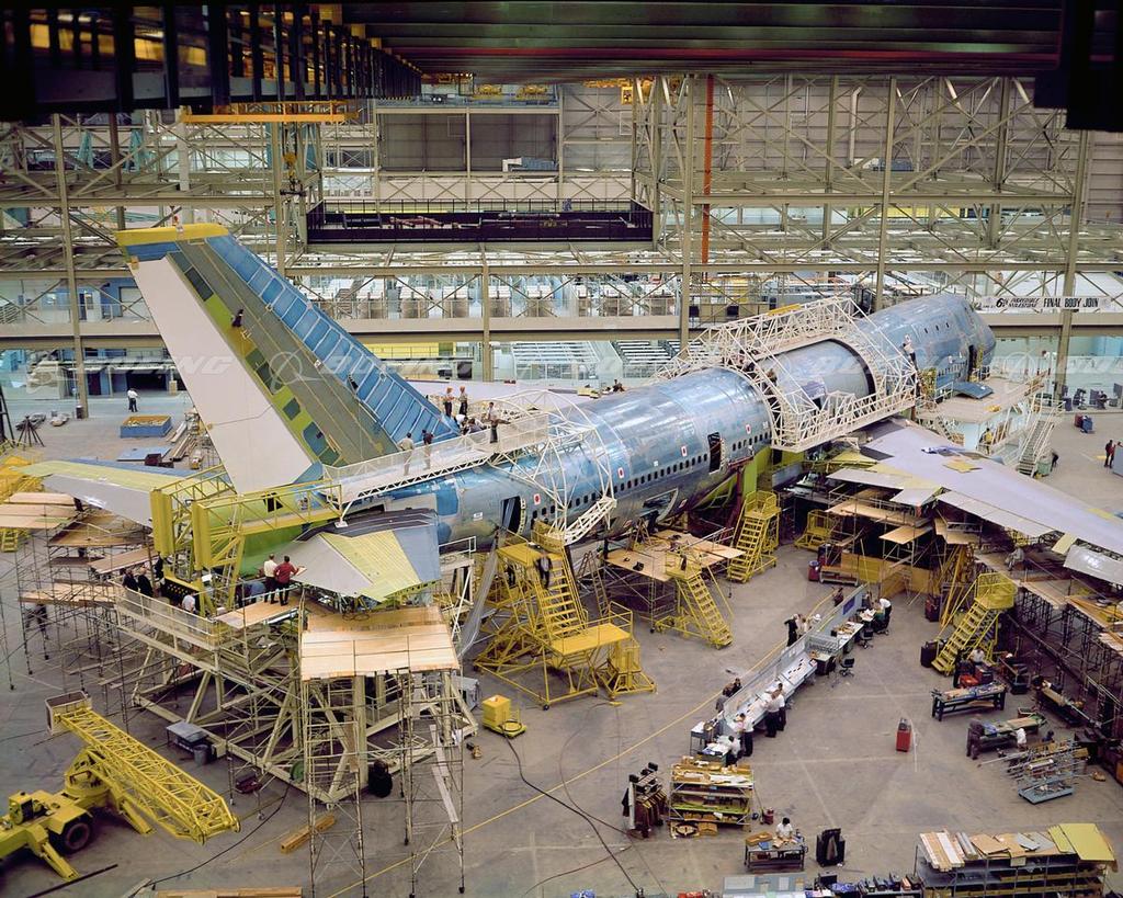Boeing Images - First 747-100 Body Join