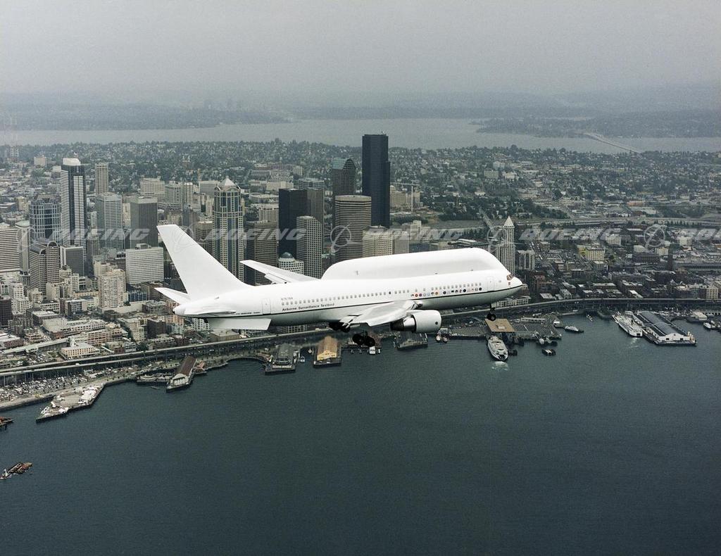 Boeing Images - Airborne Surveillance Testbed (AST) Above Seattle ...