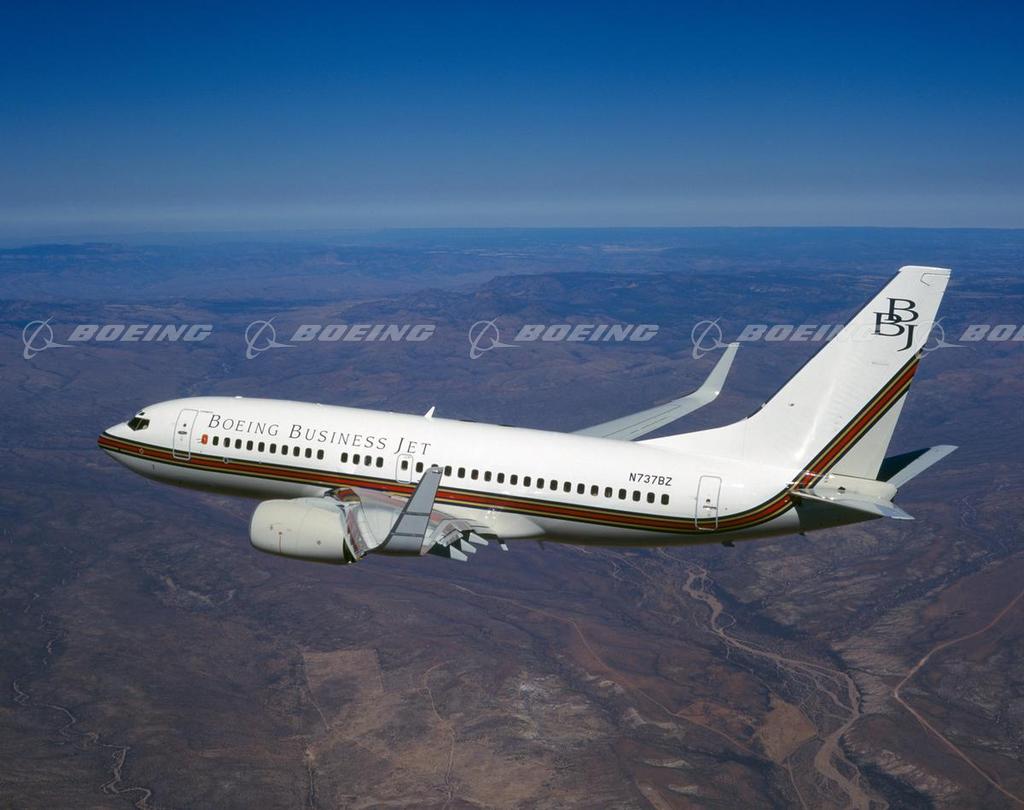 Boeing Images - BBJ in Flight
