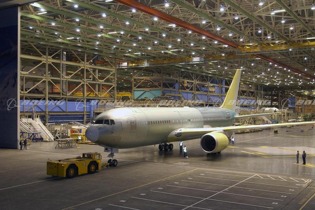 Boeing Images - 767 Tanker Factory Rollout