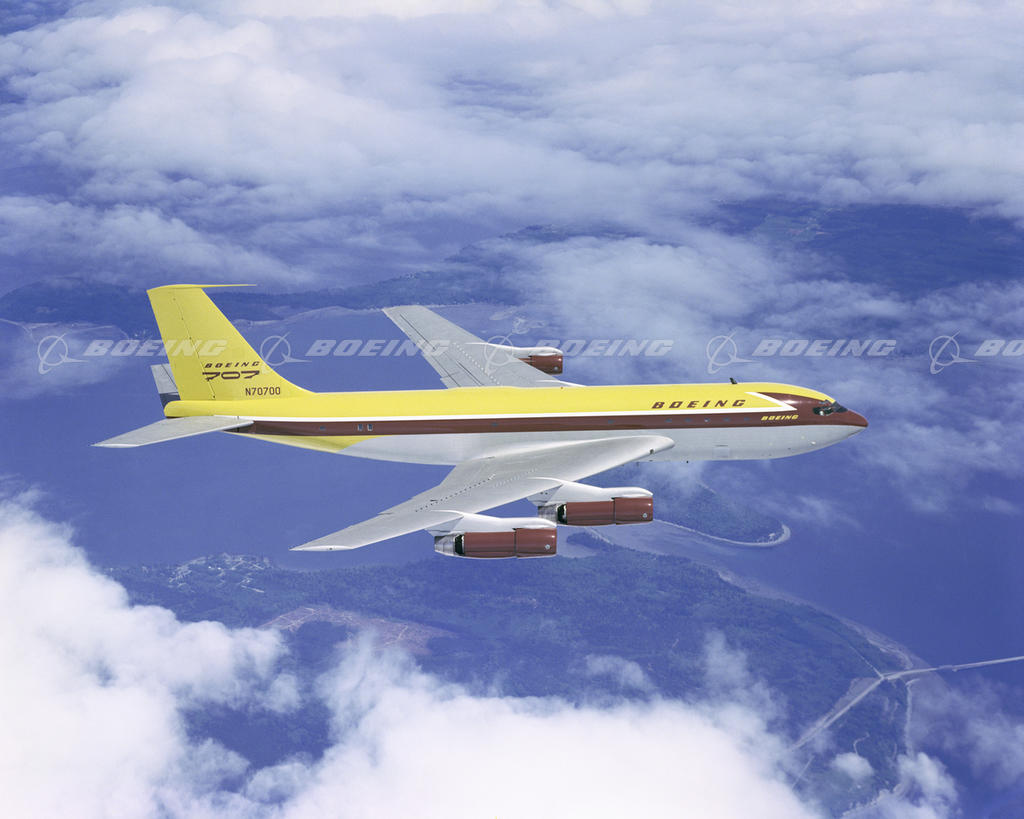 Boeing Images - The Dash 80 in Flight