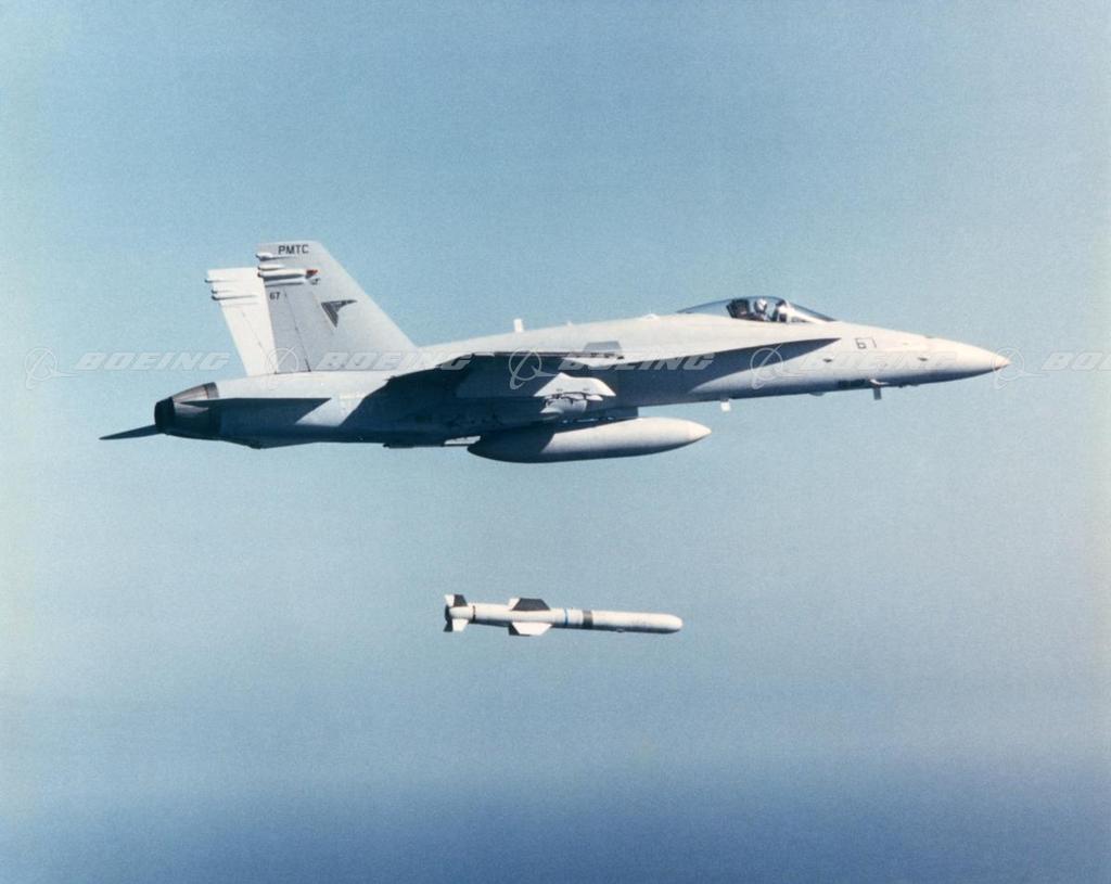 Boeing Images - F/A-18 Hornet Releases SLAM