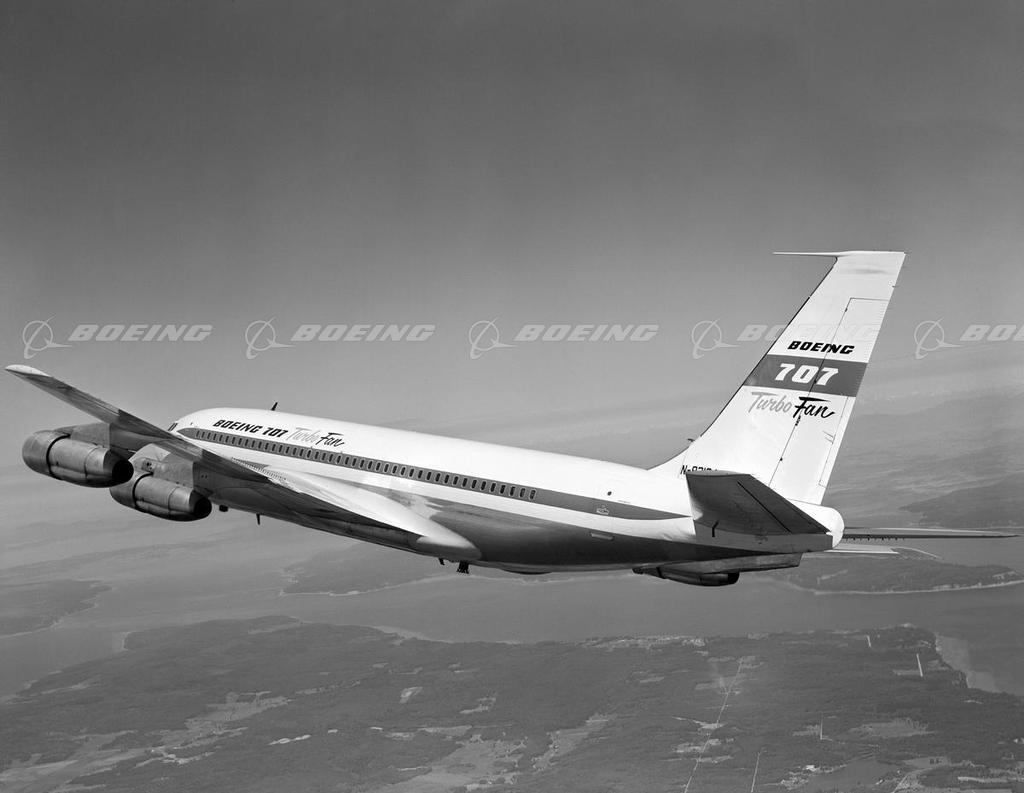 Boeing Images - Boeing 707-120B in Flight