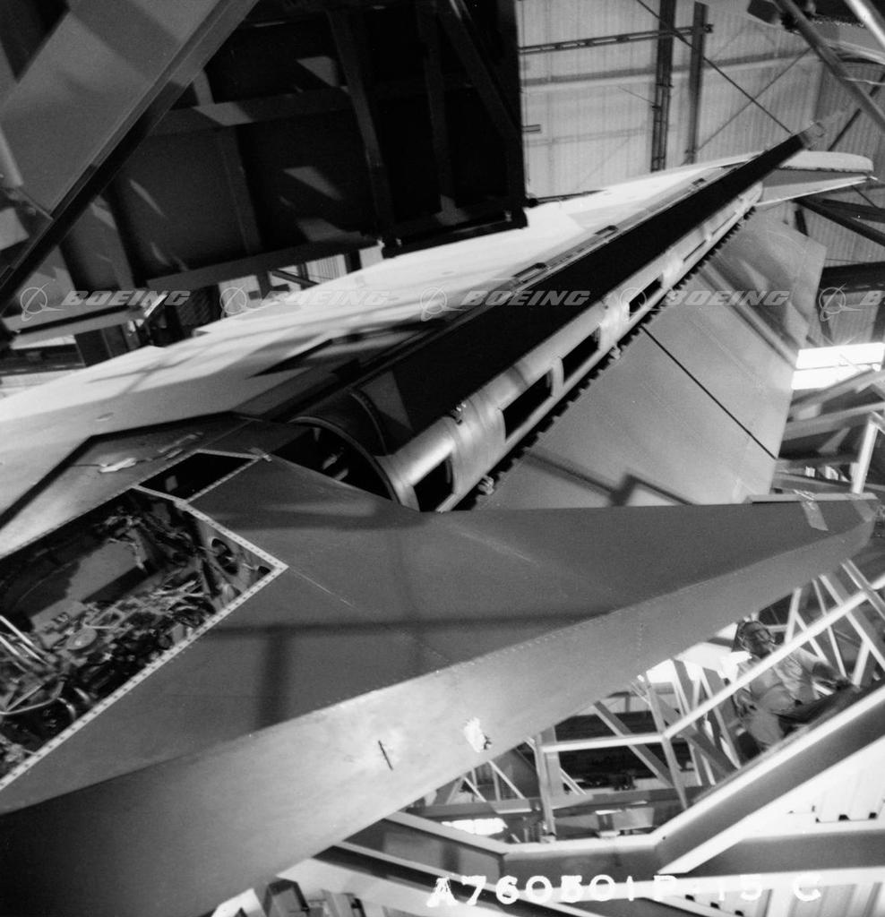 Boeing Images - Space Shuttle Orbiter Vertical Tail and Rudder