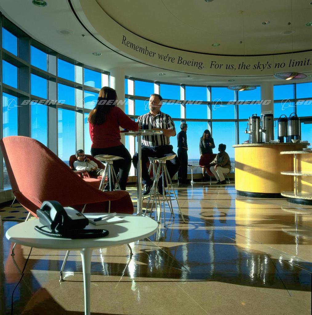 Boeing Images - Boeing Leadership Center Cafe