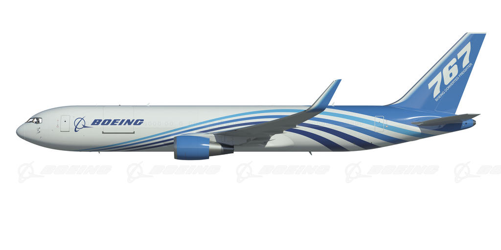 Boeing Images - 767-300BCF Standard View Illustration