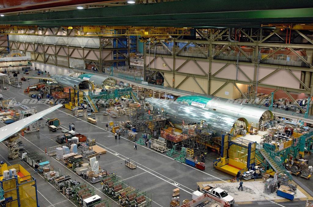 Boeing Images - 777 Moving Assembly Line