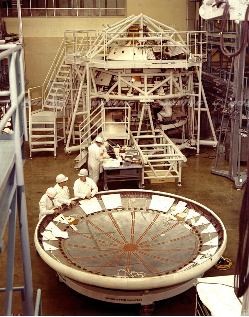 Boeing Images - Apollo Command Module Heat Shield Installation