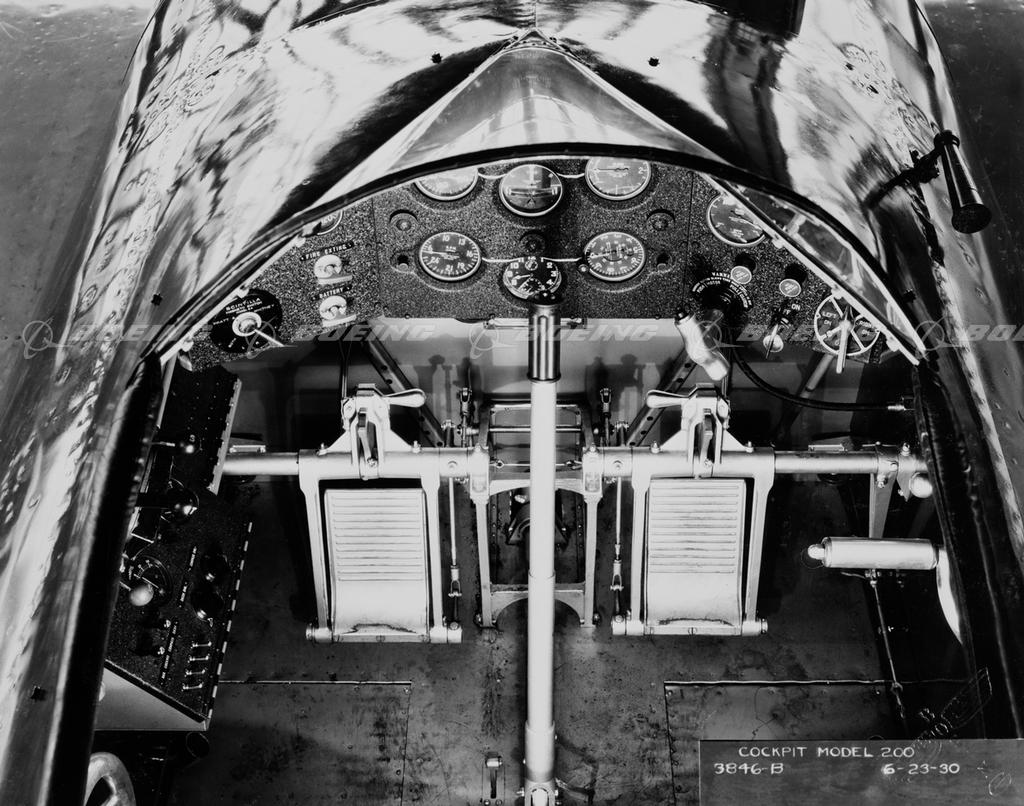 Boeing Images - Boeing Monomail Cockpit