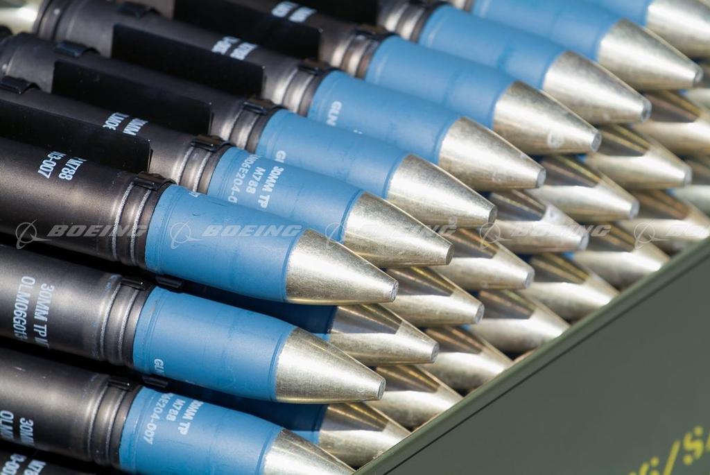 Boeing Images - Shiny AH-64D Apache Longbow 30mm Rounds