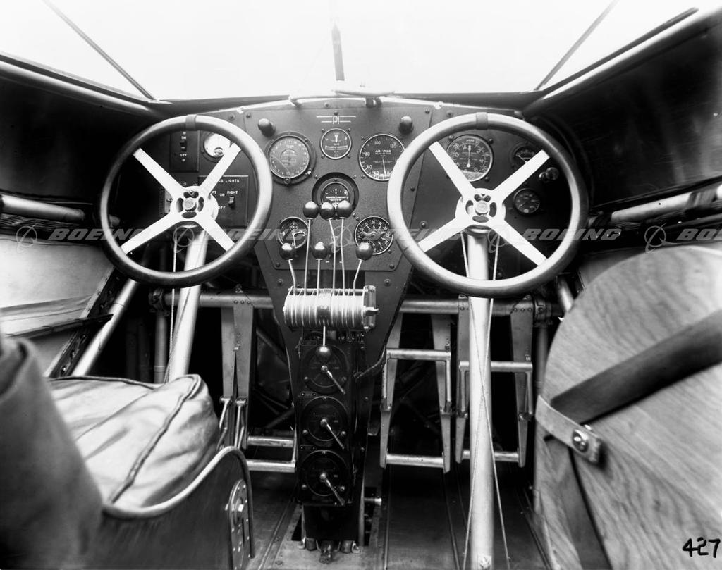 Boeing Images - Fokker Colonial Trimoter Cockpit
