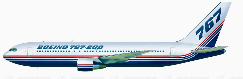 Boeing Images - 767-200 in 1981 Boeing Red, White, and Blue Livery