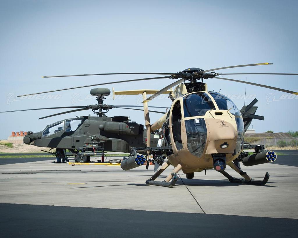 Boeing Images - Boeing AH-6 and AH-64D Helicopters