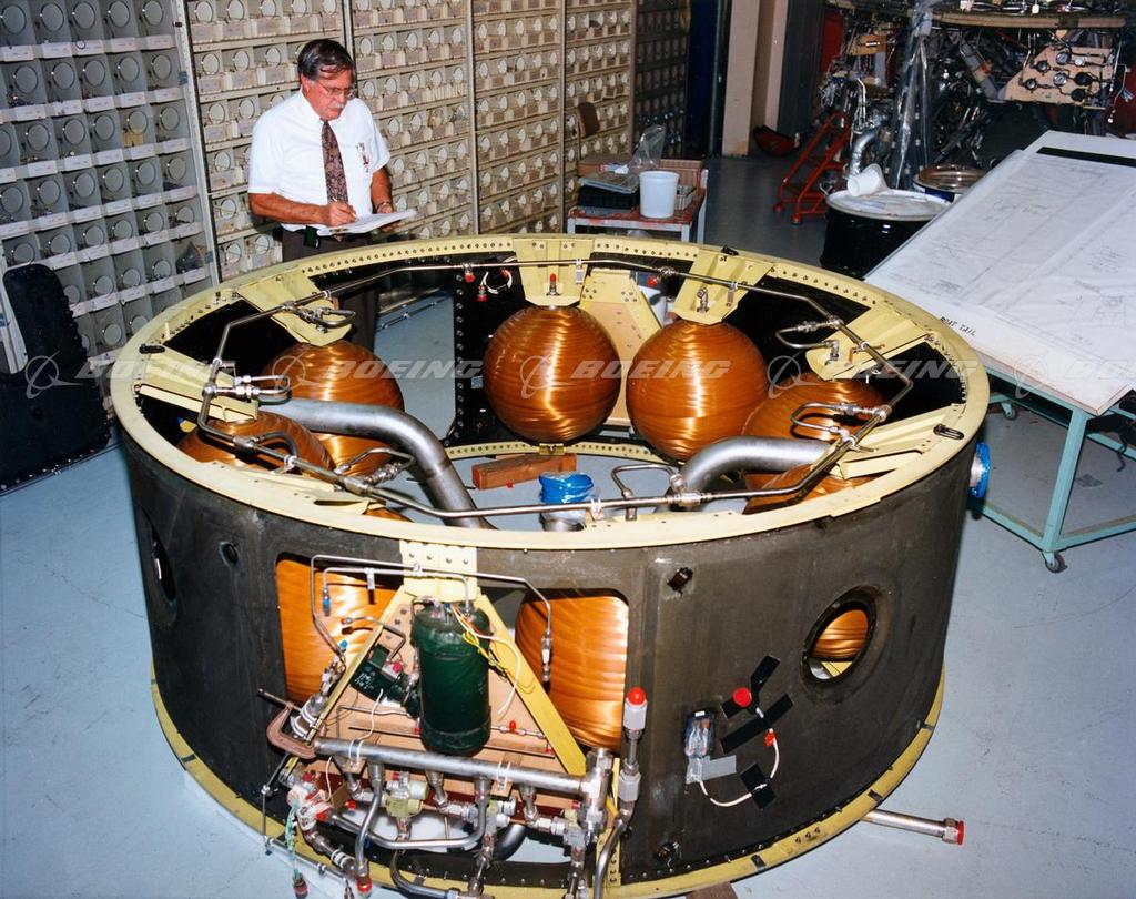 Boeing Images - Composite Intertank Assembly for the Delta Clipper