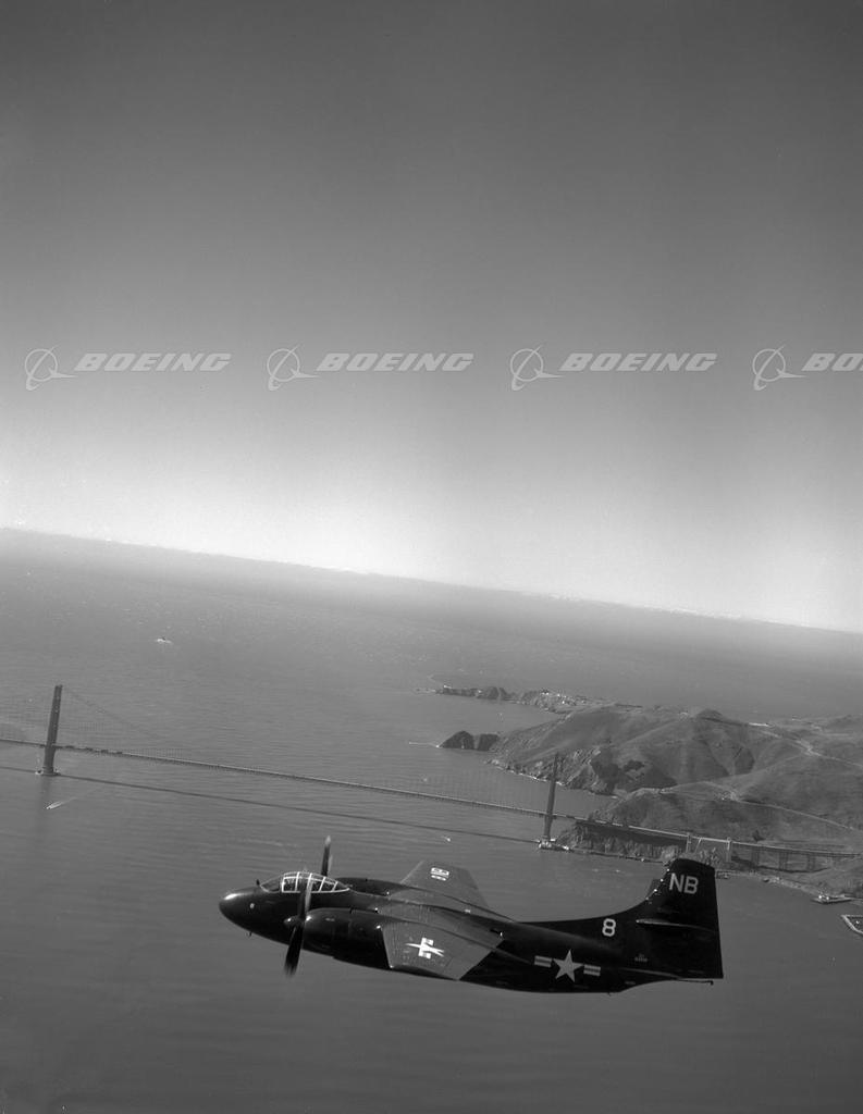 Boeing Images - AJ-1 Savage in Flight