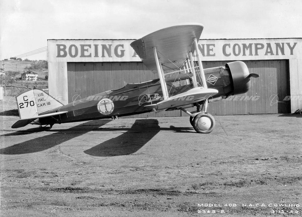 Boeing Images - Model 40B with NACA Cowling