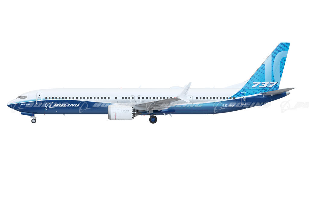 Boeing Images - Boeing 737-10 Standard View Illustrations