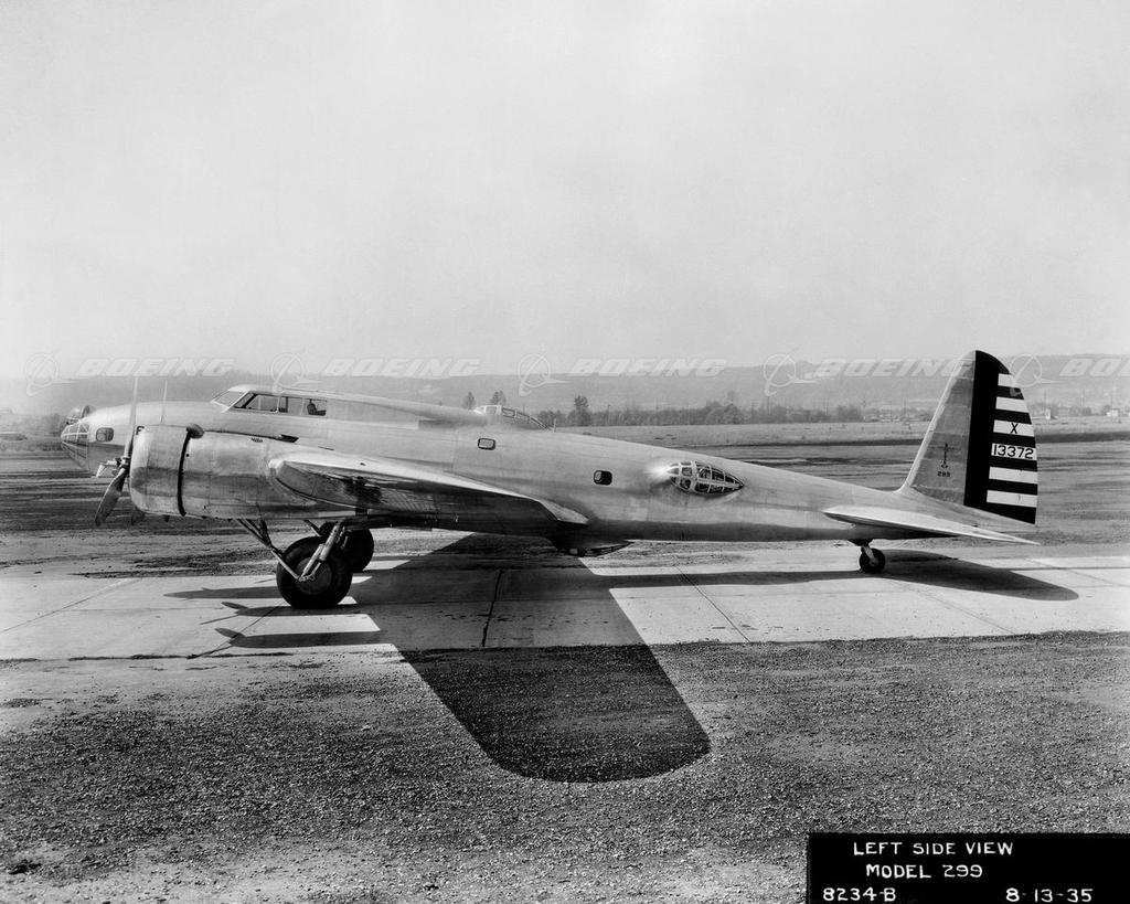 Boeing Images - The Model 299, B-17 Flying Fortress Prototype