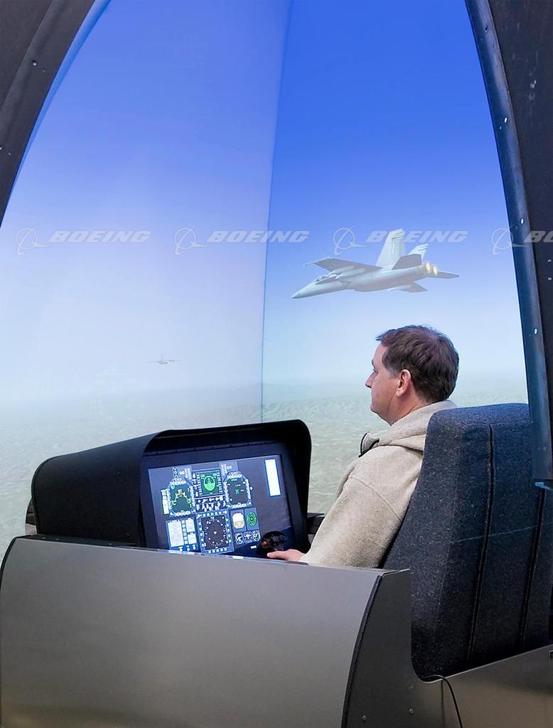 Boeing Images - Boeing Constant Resolution Visual System (CRVS)