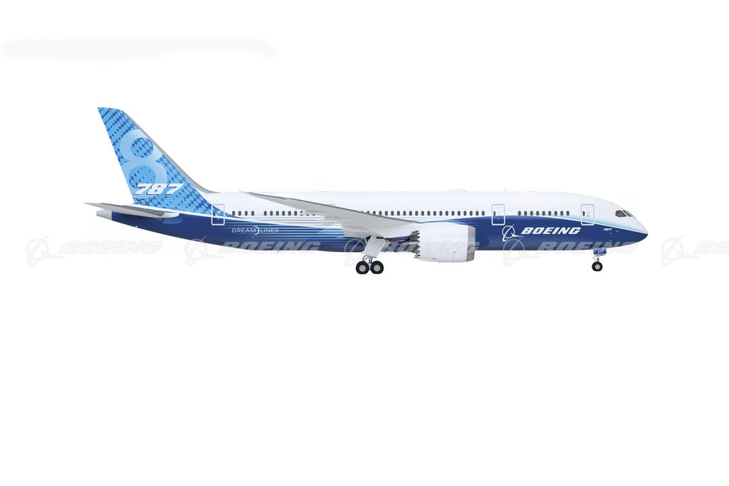 Boeing Images - 787-8 Dreamliner Standard View Illustration Unified ...