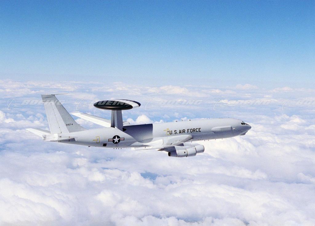 Boeing Images - E-3 AWACS in Flight