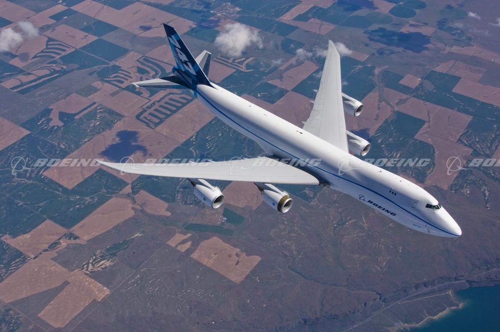 Boeing Images - Boeing 747-8 Freighter in Flight