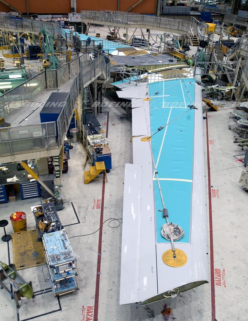 Boeing Images - Boeing 737-700 Wings in the Factory