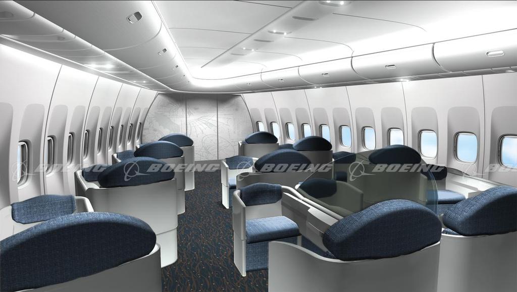 Boeing Images - 747X Passenger Cabin