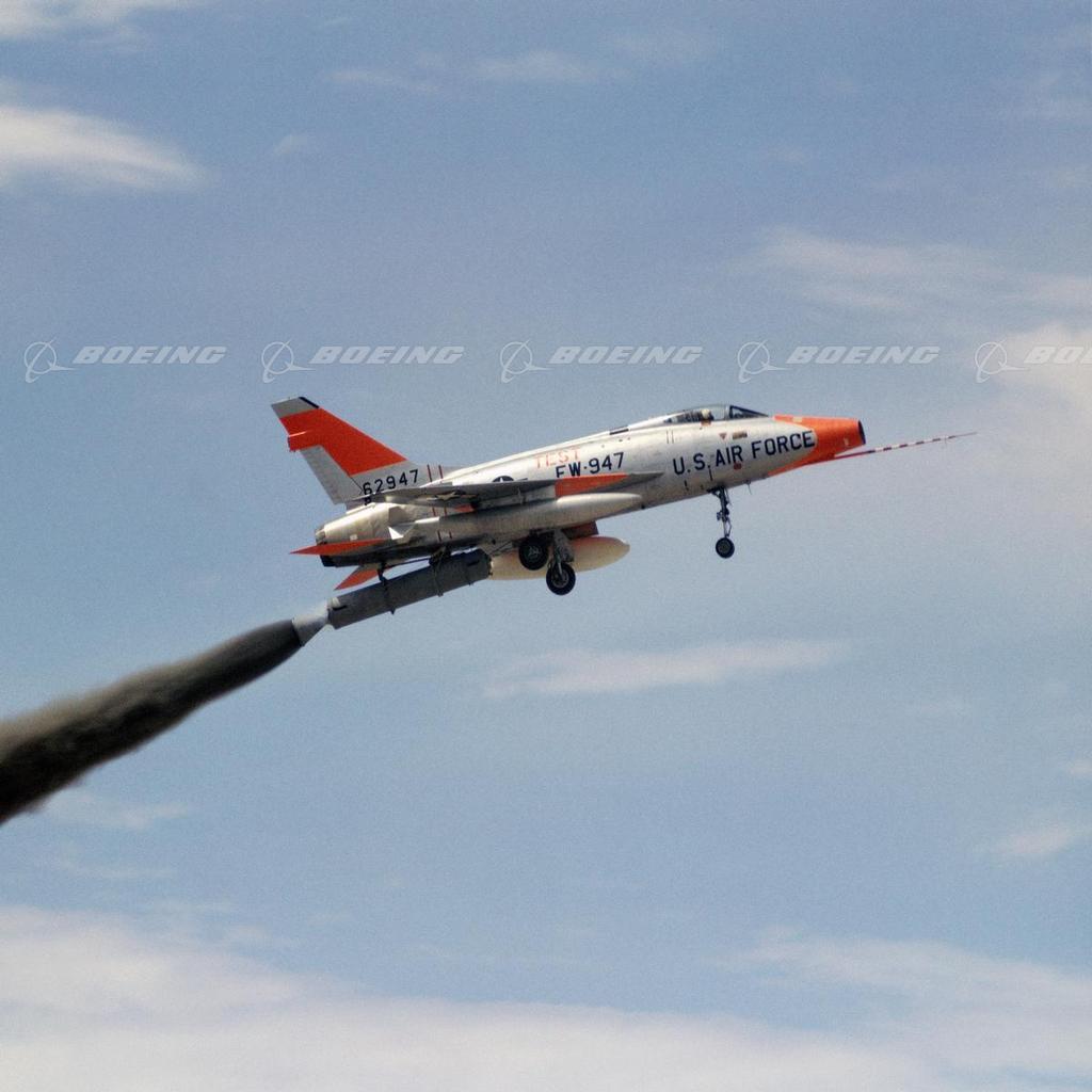 Boeing Images - F-100 Super Sabre Rocket Assisted Takeoff