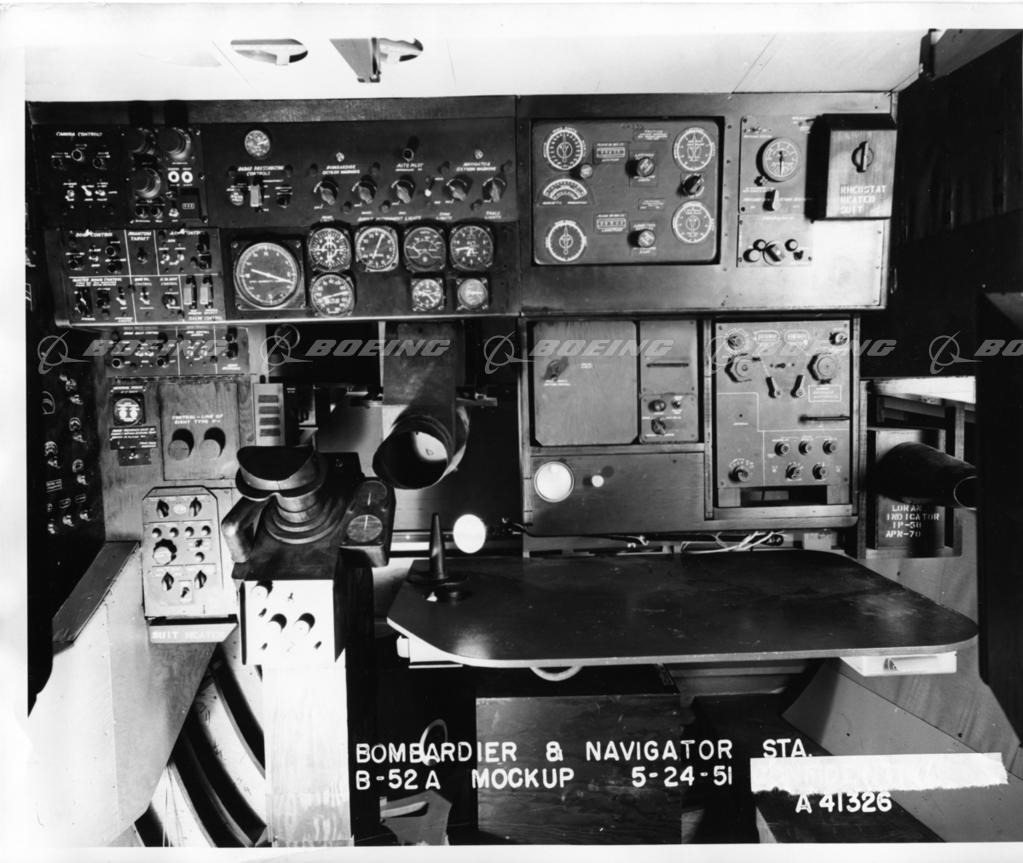 Boeing Images - B-52 Flight Deck
