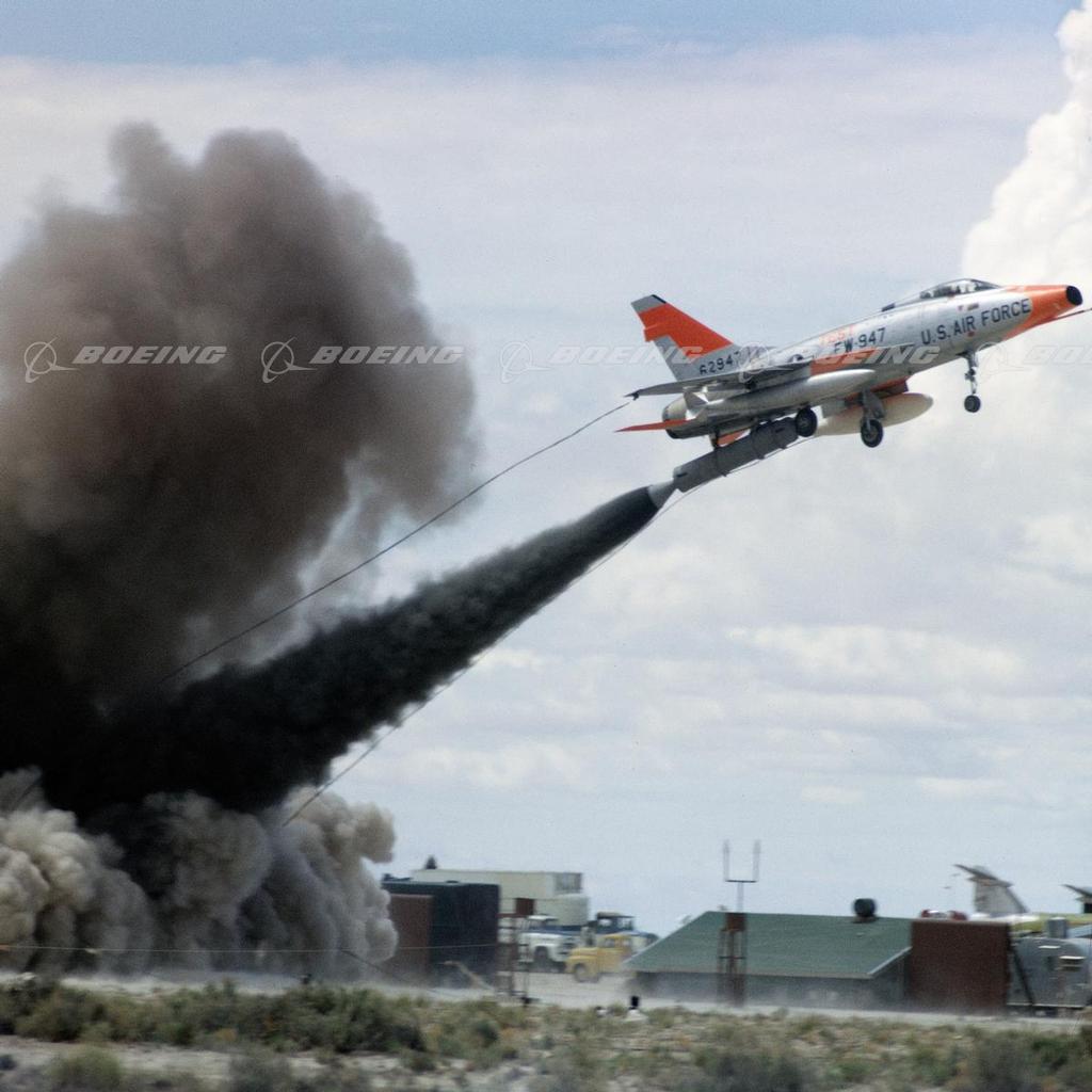 Boeing Images - F-100 Super Sabre Rocket Assisted Takeoff